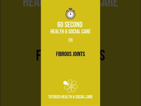 Fibrous Joints | 60 Second Health & Social Care
