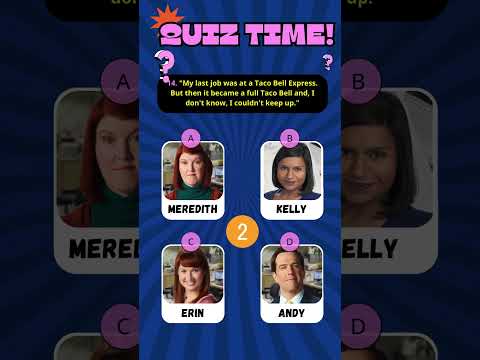 The Office Quotes Quiz #quiz #theoffice #shorts