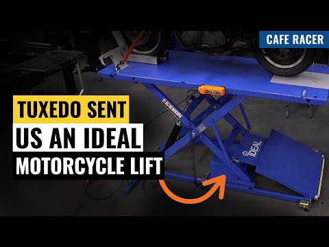 Cafe Racer Product Spotlight - Tuxedo Sent Us a Motorcycle Lift! Eastwood
