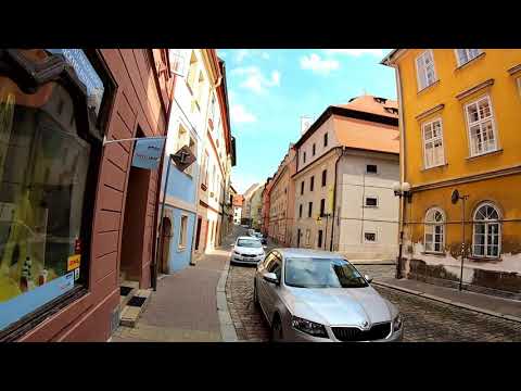 CZ: Eger (Cheb). Böhmen. Rundgang Kamenná, Judengasse, Lange Gasse und Nebengassen. August 2019