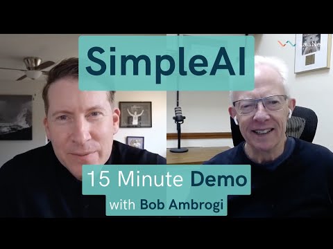 Bob Ambrogi demos in-house contract redlining tool SimpleAI with CEO Preston Clark