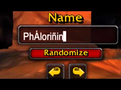 Choosing Your Name in World of Warcraft (WoW Machinima) | WoWcrendor