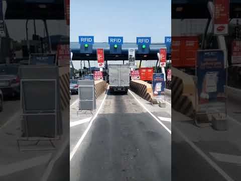 Philippine expressway tollgate.NLEX