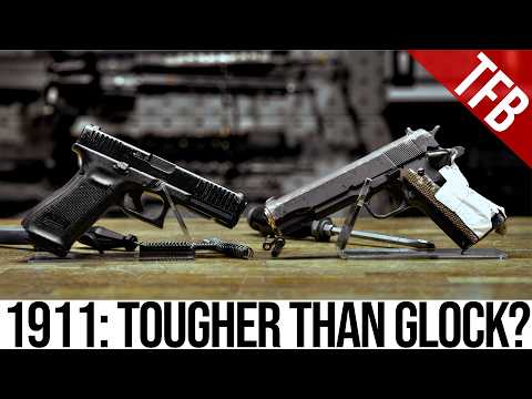 Is a 1911 Tougher than a Glock? Ultimate 1911 vs. Glock Torture Test | Ep.1