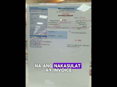 How to Convert Official Receipt to INVOICE based on BIR RR 7-2024 #taxtutorials #bir #invoice