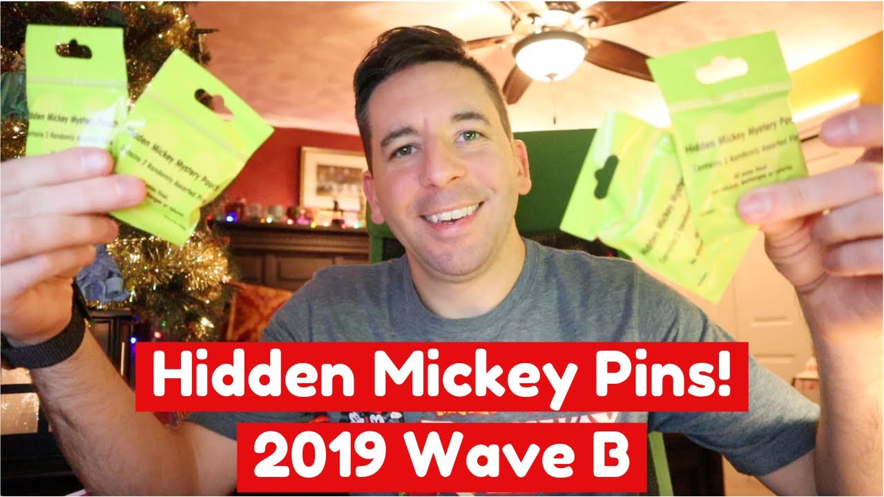 Opening Walt Disney World HIDDEN MICKEY 2019 Wave B Mystery Pins!