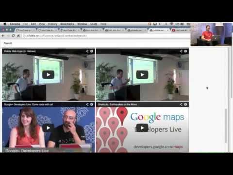 YouTube Developers Live: Embedded Web Player Customization