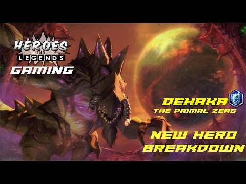 HotS Video: Hero Breakdown - Dehaka The Primal Zerg - 1st Look, Talents ...
