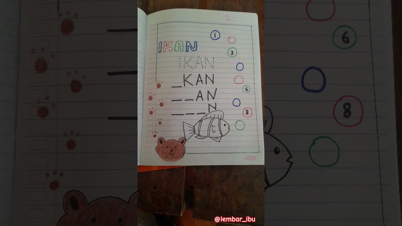 Kumpulan Worksheet Anak Seru & Edukatif untuk U3–8 Tahun! #worksheetanak #printableanak #belajarseru