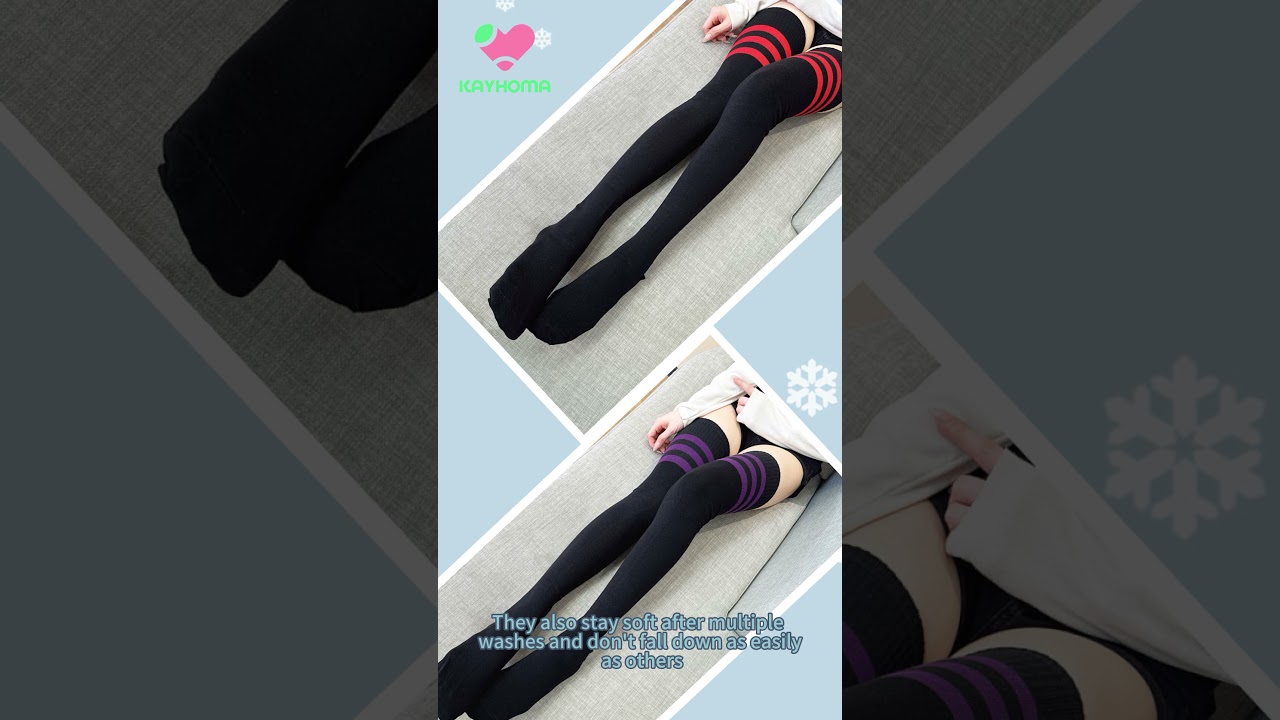 GREAT SOFT THIGH HIGH SOCKS STAY UP ALL DAY!
