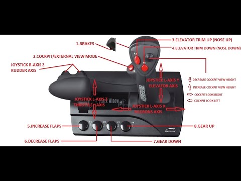 Microsoft Flight Simulator 2020-Speedlink Black Widow XE Joystick ...