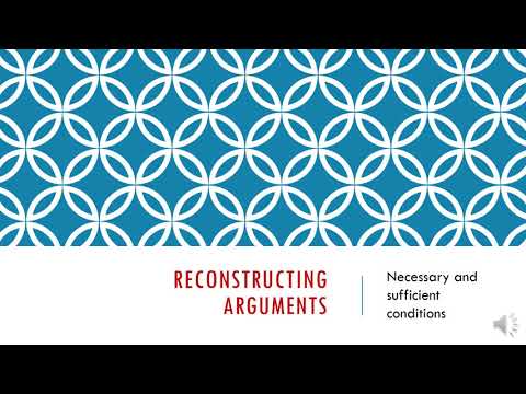 Reconstructing Arguments