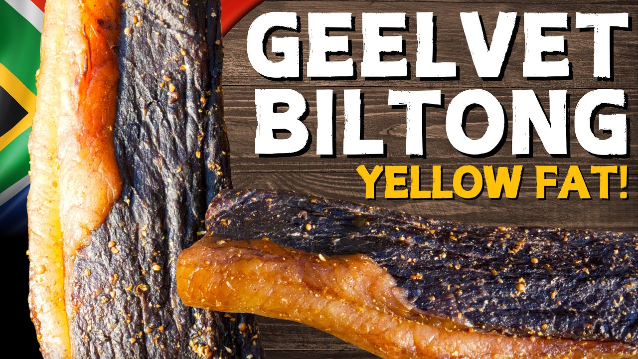 GEELVET BILTONG! (Yellow Fat)
