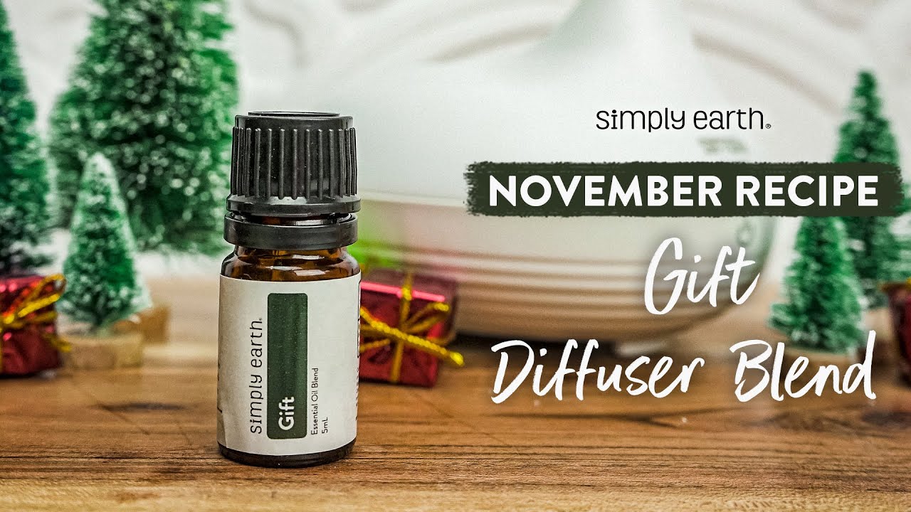 Essential Oil Diffuser Blend Recipe for a Holiday Gift
