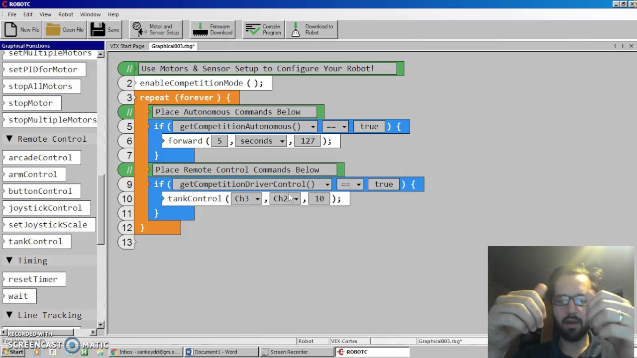 ROBOTC Graphical for VRC!  Get ready to compete in minutes!