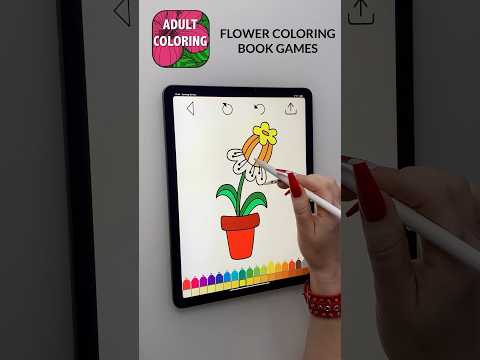 Coloring Book For Adults FLOWER COLORING PAGES #coloring #adultcoloring #relax #coloringflowers