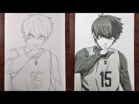 How to Draw "Isagi Yoichi" [Blue Lock] | Step by Step For Beginners