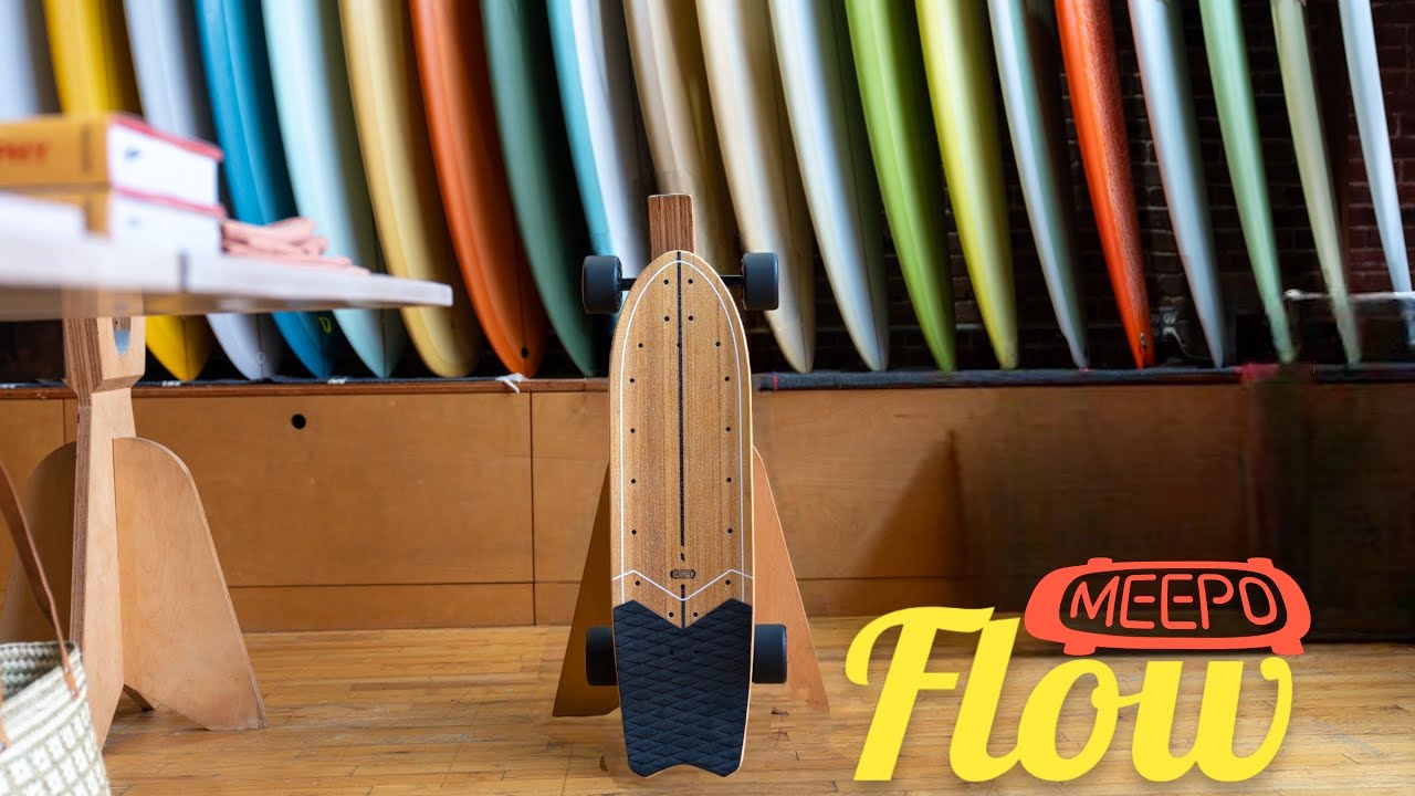 MEEPO FLOW - Surfboard-Inspired Electric Carving Skateboard
