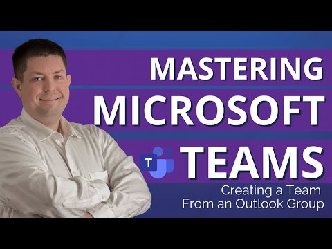 How To Create Microsoft Teams from Outlook Groups (2022 Updated Tutorial)