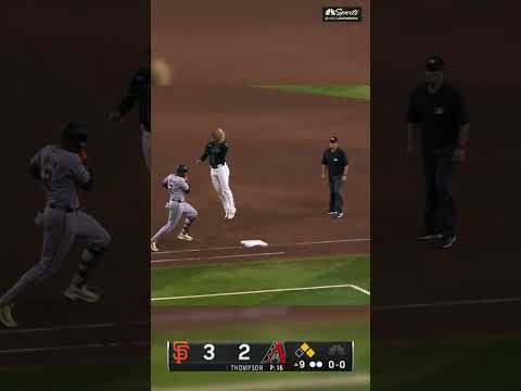 Giants' go-ahead run was taken off the board after Arizona's challenge overturned this call | NBCSBA