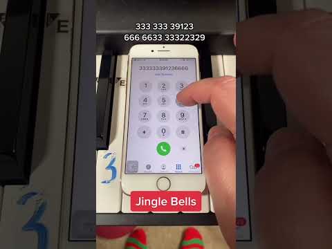 🔔📱How to play Jingle Bells On Your Phone #jinglebells #shorts