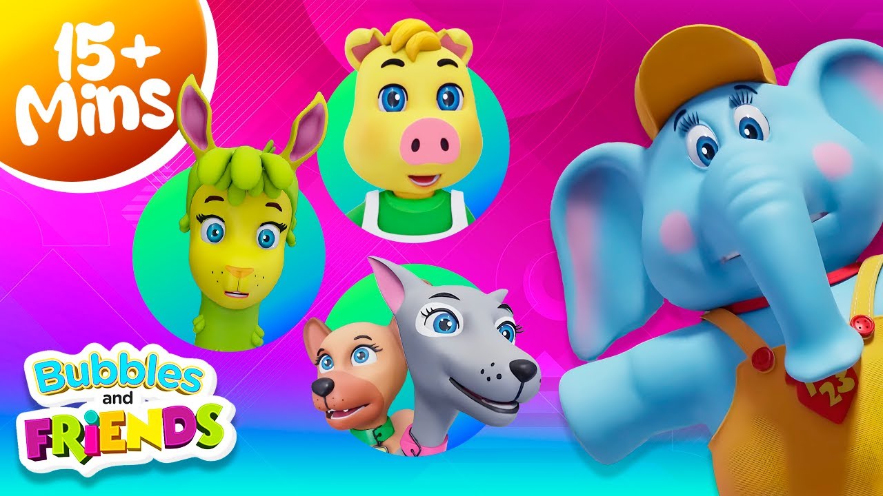 Learn Friendship and Donation | Bubbles and Friends | Compilation for Kids