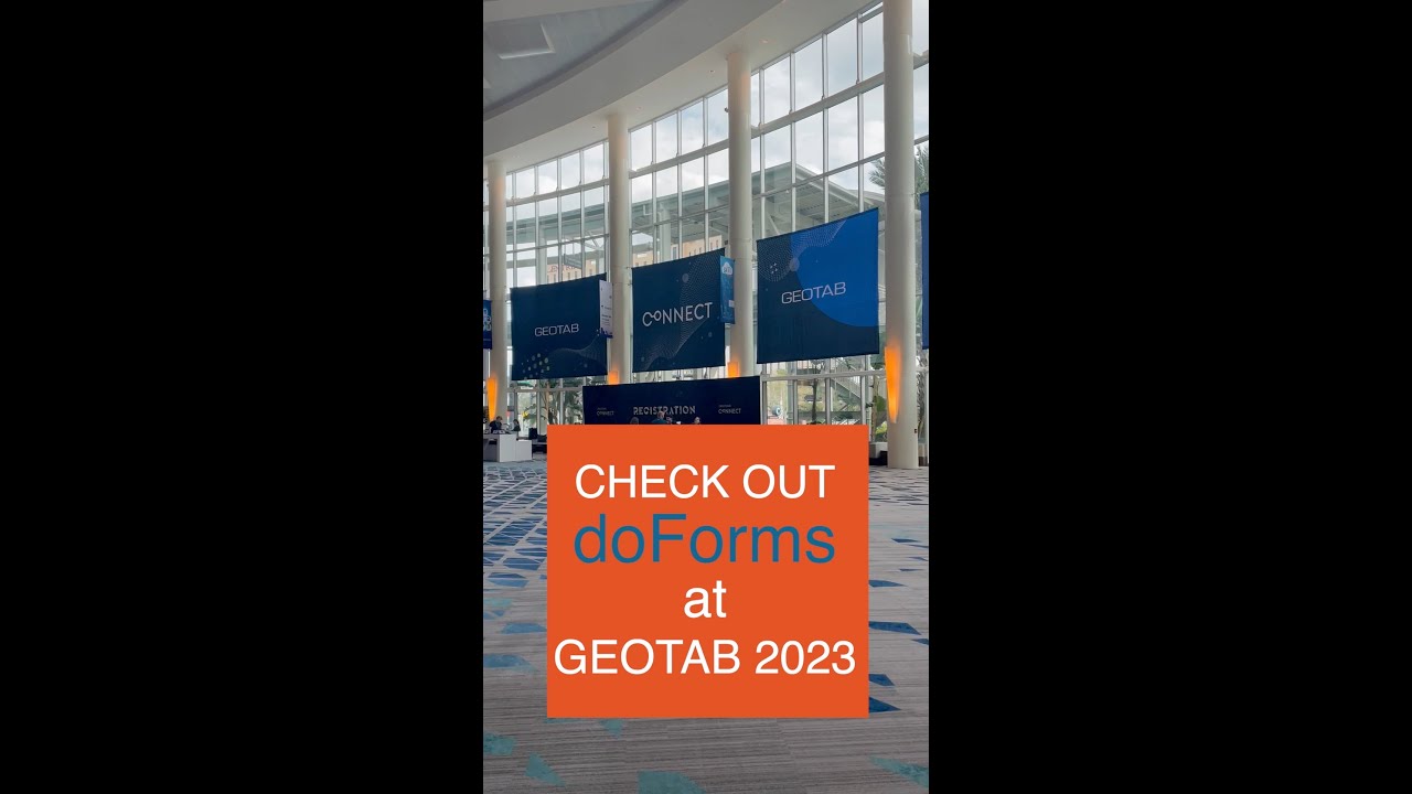 doForms at GEOTAB 2023