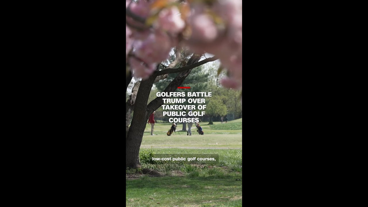 Golfers battle Trump over takeover of public golf courses