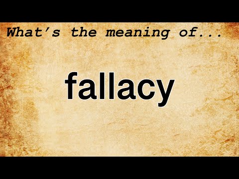 Fallacy Meaning : Definition of Fallacy