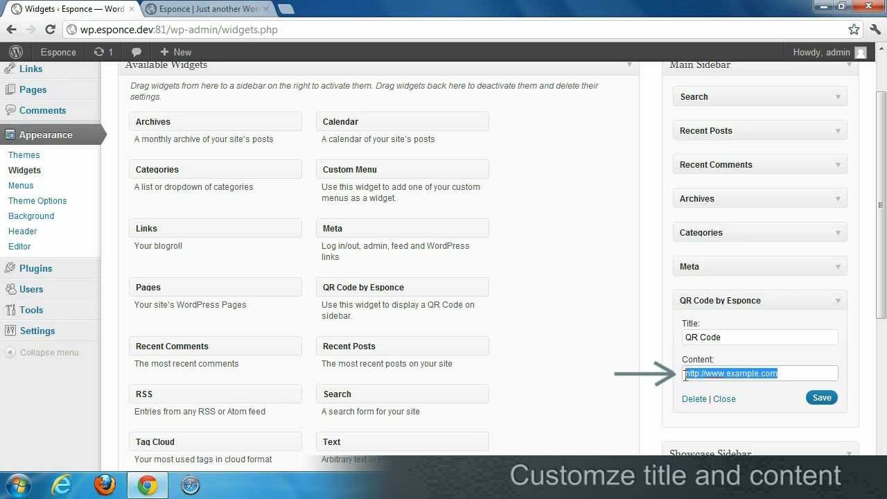 WordPress QR Code plugin