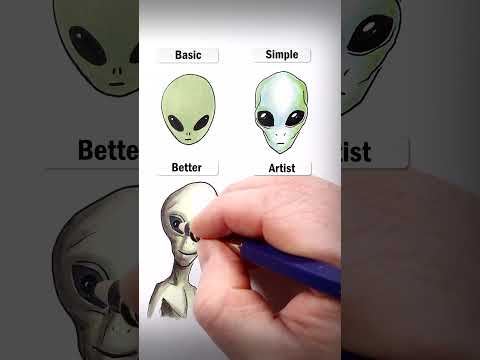 Draw Aliens! #art #drawing #shorts #alien #aliens #howtodraw #easydraw