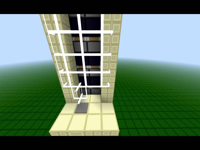 Small Fast Piston Elevator Minecraft Map