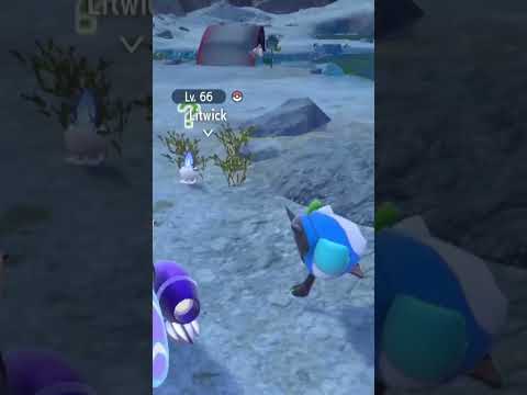 Pokemon Violet Teal Mask: Shiny Litwick Found