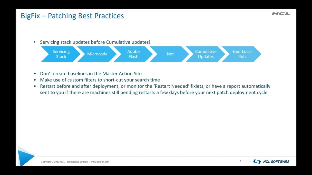 BigFix   Patching Best Practices