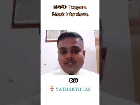 EPFO Toppers Mock Interviews | EPFO AO/EO Exam 2021 | Yatharth IAS Toppers