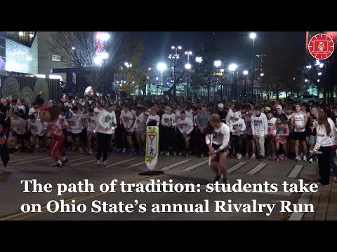 The path of tradition: students take on Ohio State's annual Rivalry Run