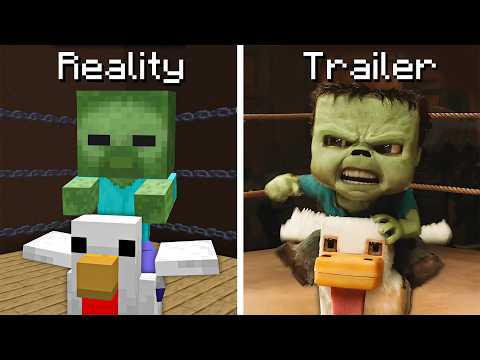 Minecraft Movie : Trailer vs Reality !