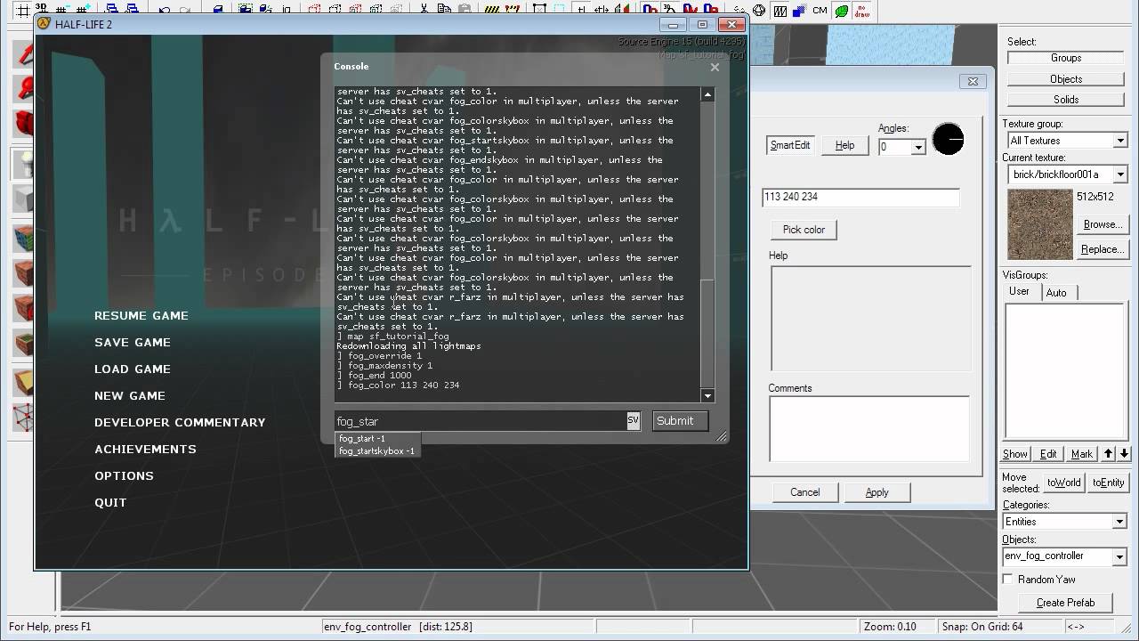 SF's Hammer Tutorial - Fog