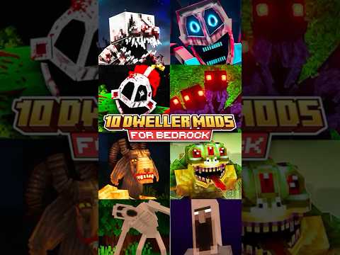 10 Dweller mods for Bedrock #Minecraft|Check out the full video on my YouTube channel!