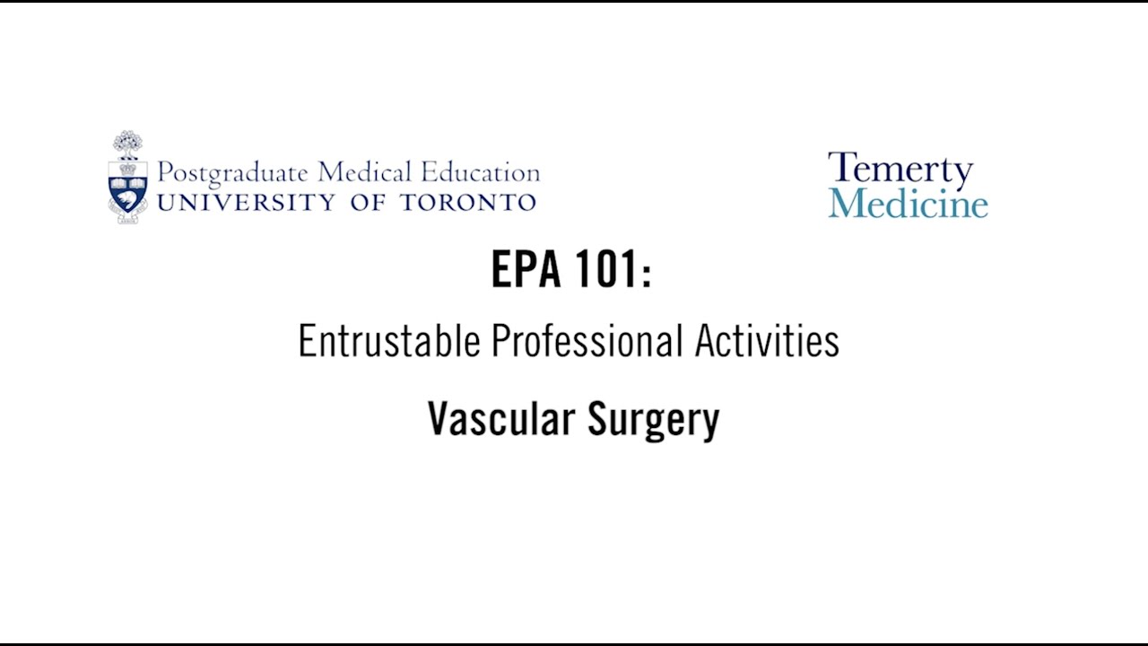 EPA 101 Vascular Surgery
