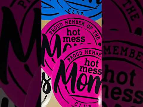 Making bumper stickers with Cricut #diy #cricut #sticker