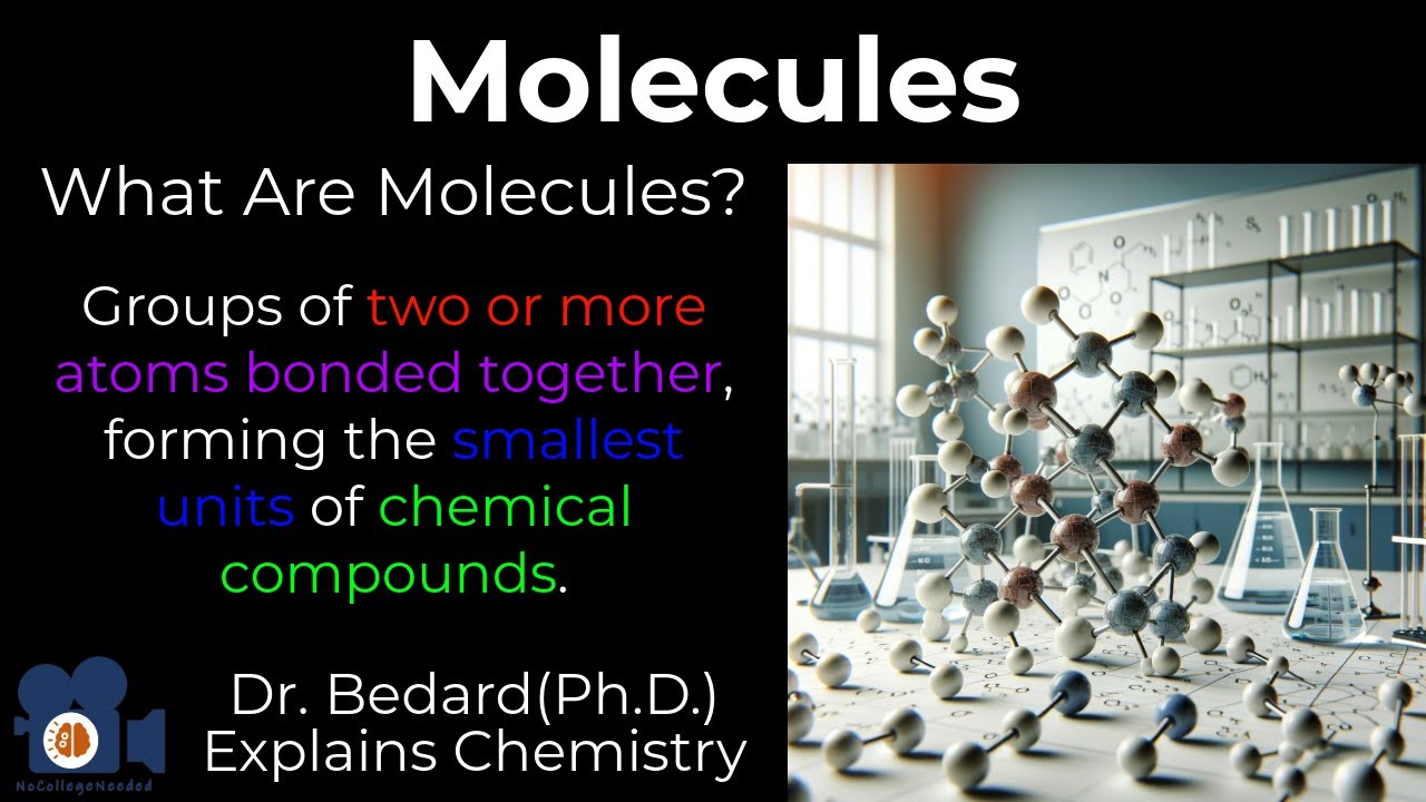 Molecules | Explained by a Ph.D. Chemist #chemistry #science #generalchemistry