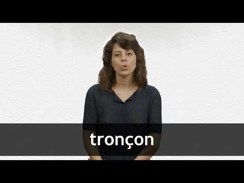 English Translation of “TRONÇON” | Collins French-English Dictionary