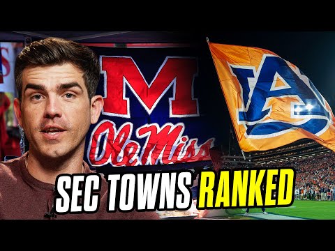 GREATEST SEC College Towns RANKED