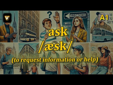 [v] Ask meaning (to request information or help) with 5 examples