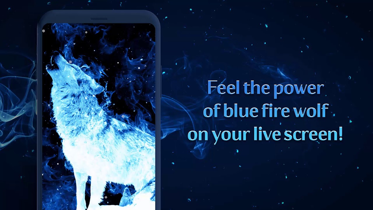 Ice Fire Wolf Wallpaper OFFICIAL VIDEO