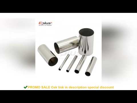 100MM Length Universal 304 Stainless Steel Pipe Straight Multi-Purpose Welding Material for Car Exha
