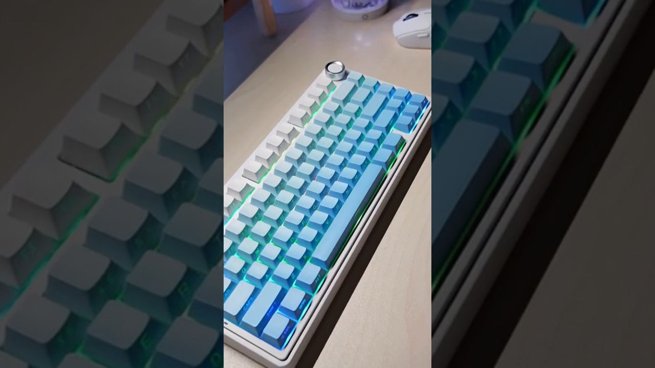 AULA F75 Pro in Gradient Blue Review#shorts