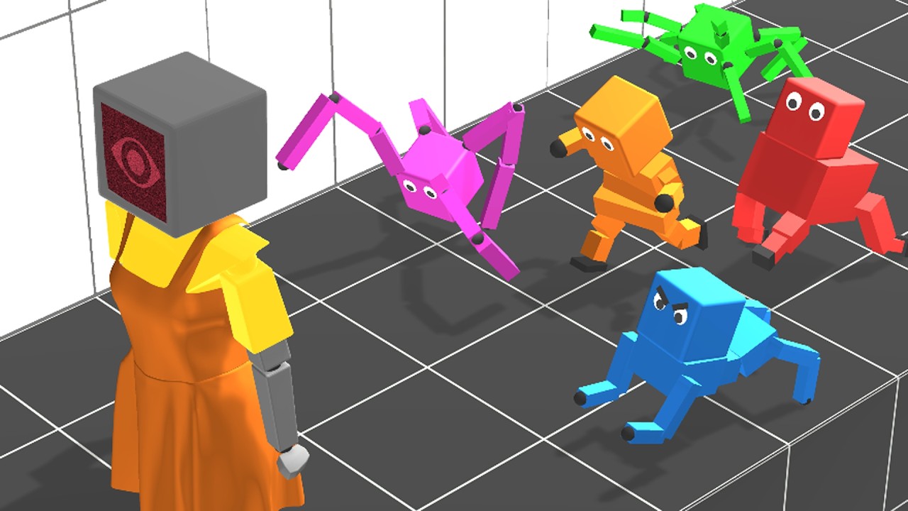 AI Learns Red Light Green Light (reinforcement learning)