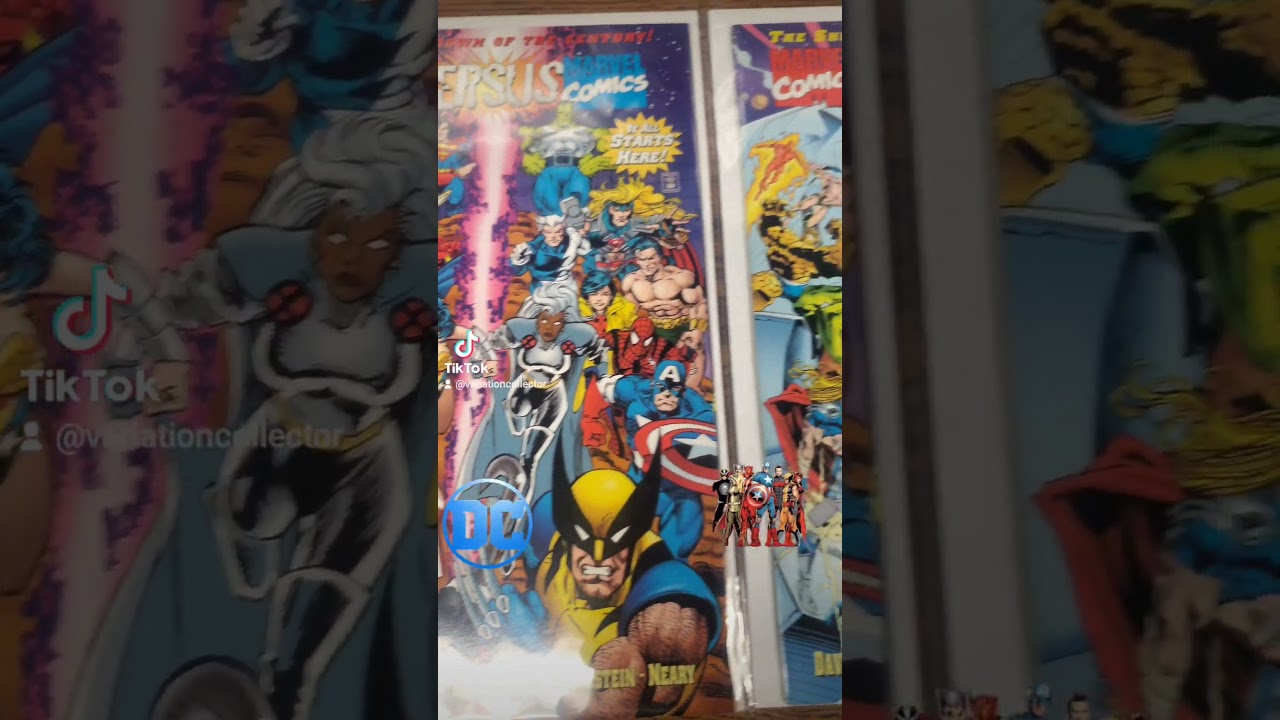 DC VS MARVEL#dc #marvel #heroes #comicbook #fyp #collectibles #collection